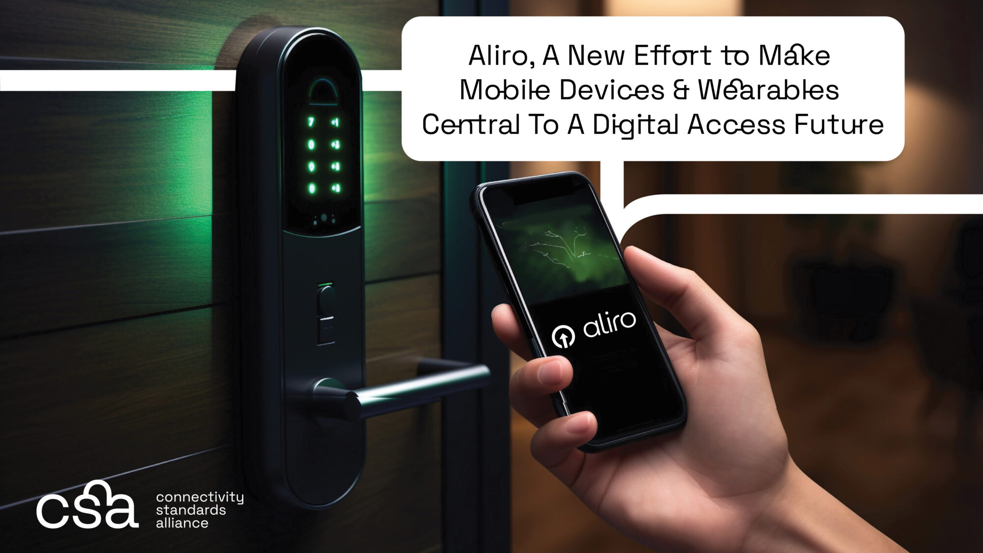 The Connectivity Standards Alliance Announces Aliro, A New Effort to Make Mobile Devices ...